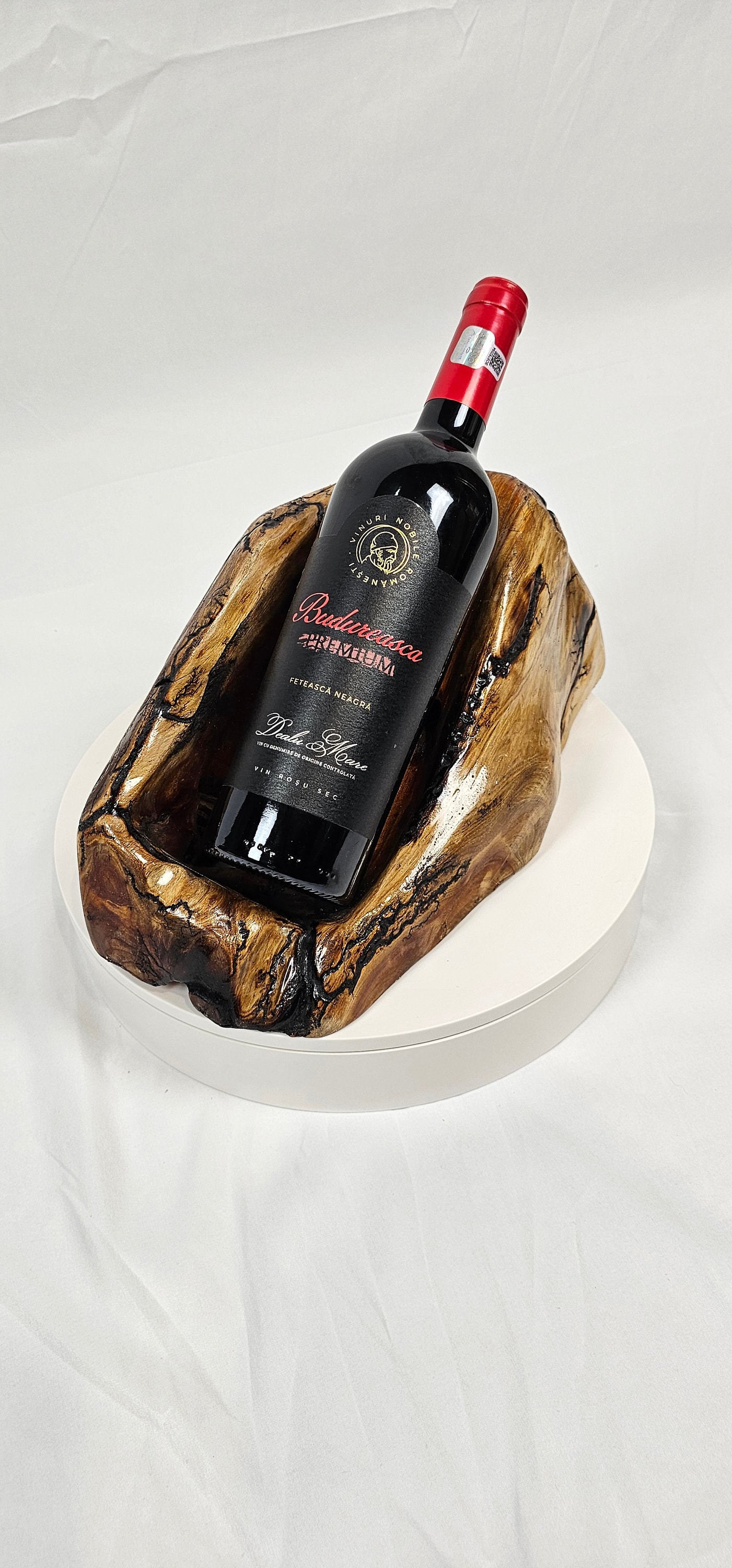 Single Bottle-cedar Trunk-wine Stand Holder (with Fractal or Not Added ...