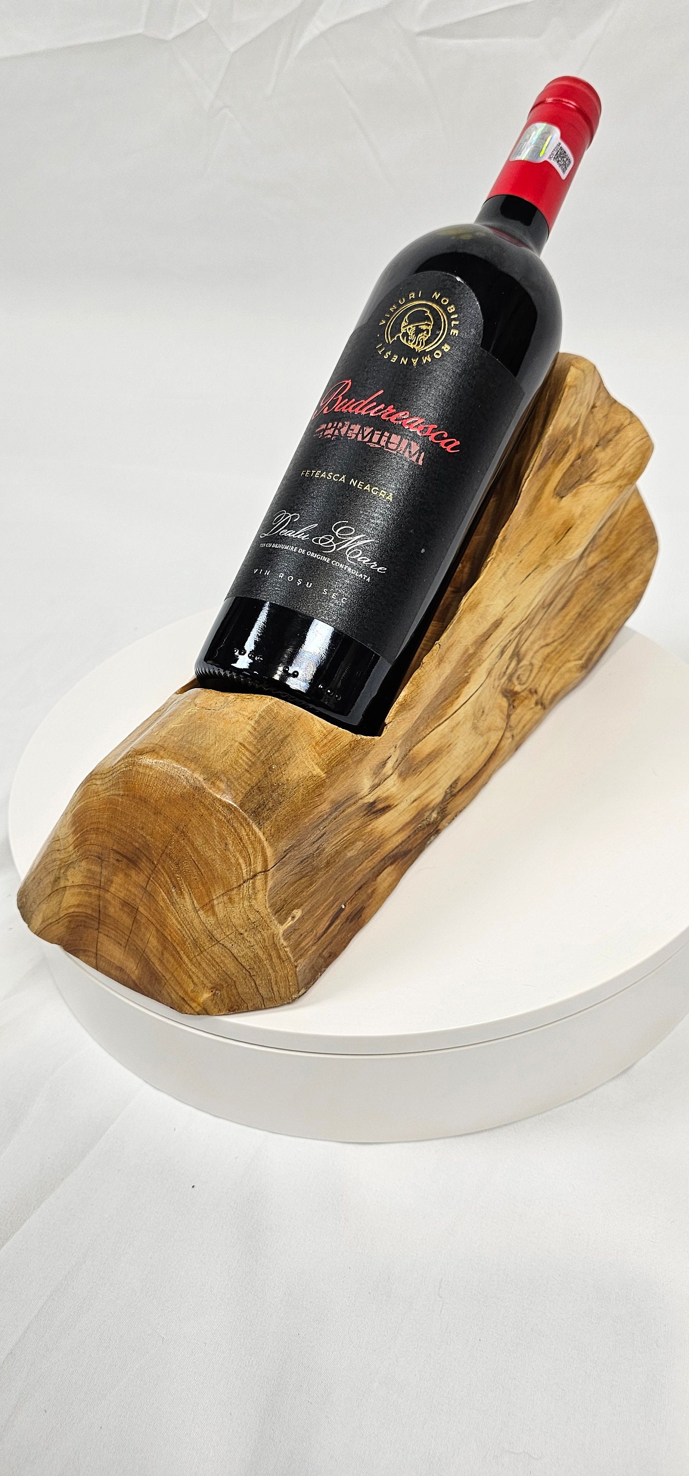 Single Bottle-cedar Trunk-wine Stand Holder (with Fractal or Not Added ...