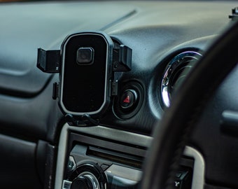 Phone Holder Mazda Mx5 Miata Eunos Roadster Magnetic Na Nb Miata Accessories Mods Etsy Canada