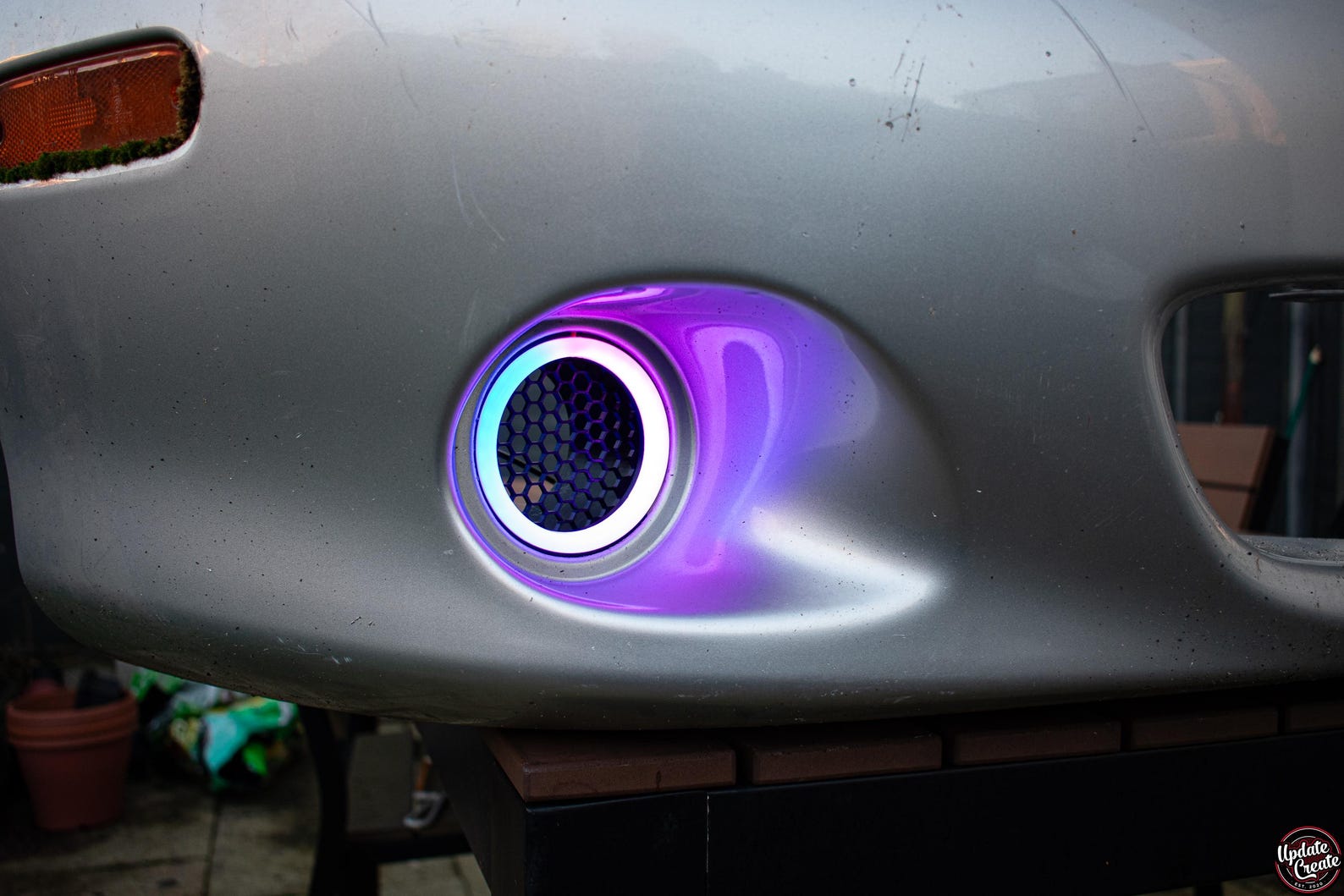 LED Fog Light Cold Air Intake Combo for Mazda MX5, Miata, Mk2.5, NB - Etsy
