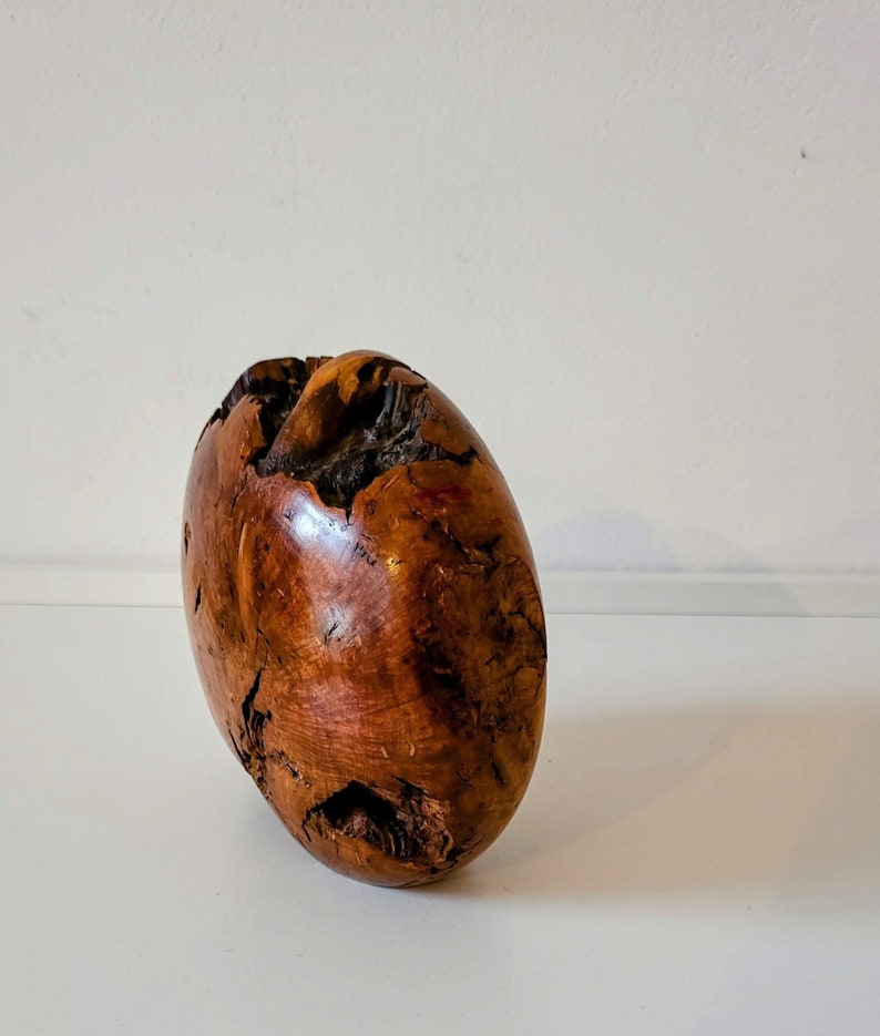 Burl Wood Teak Vase - Etsy