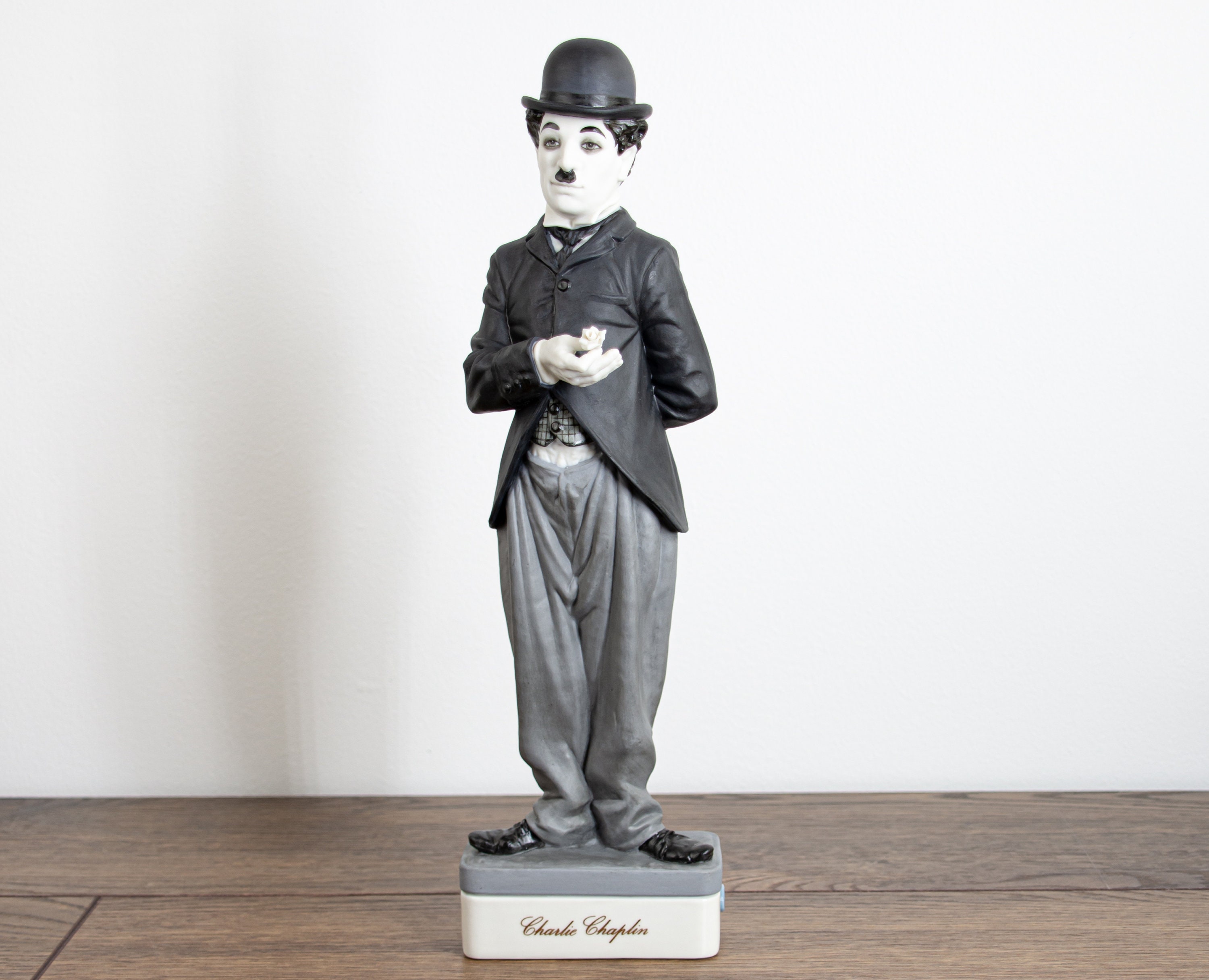 Vintage Limited Edition Porcelain Sculpture of charlie Chaplin Algora ...