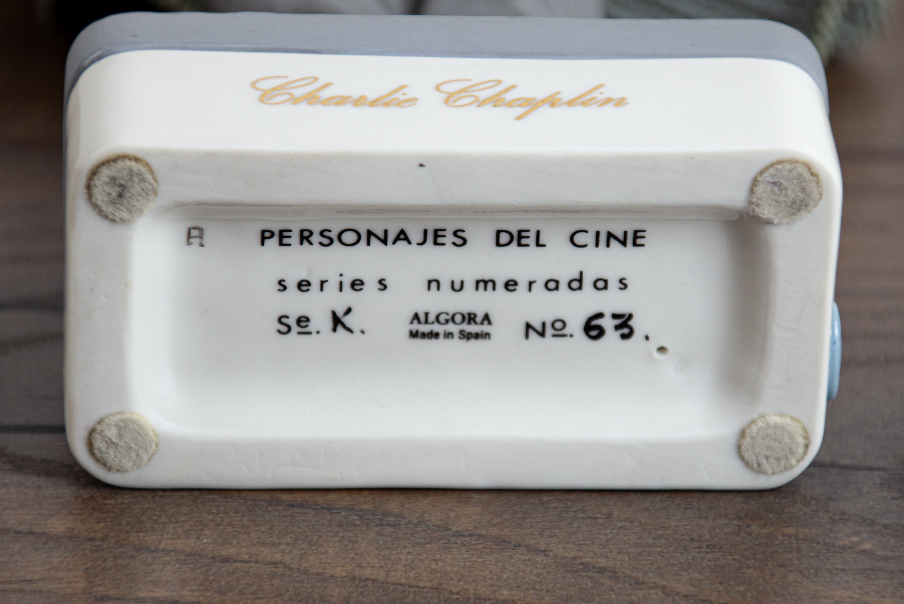 Vintage Limited Edition Porcelain Sculpture of charlie Chaplin Algora ...