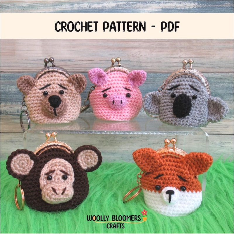Crocheted Mini Coin Purse - Etsy