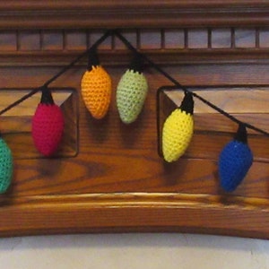 Crochet Christmas Fairy Light Garland, Festival Lights, Pretty ...