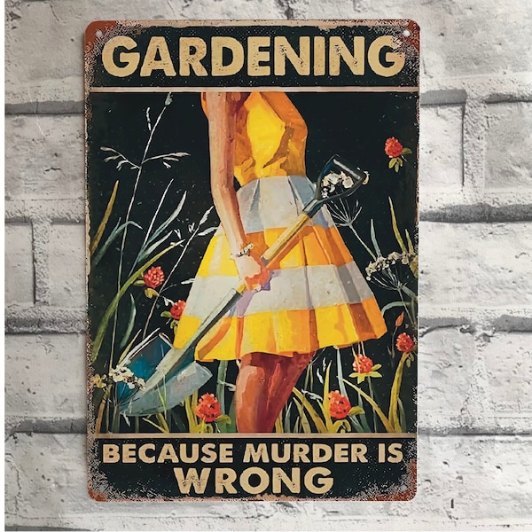 Funny Garden Signs - Etsy