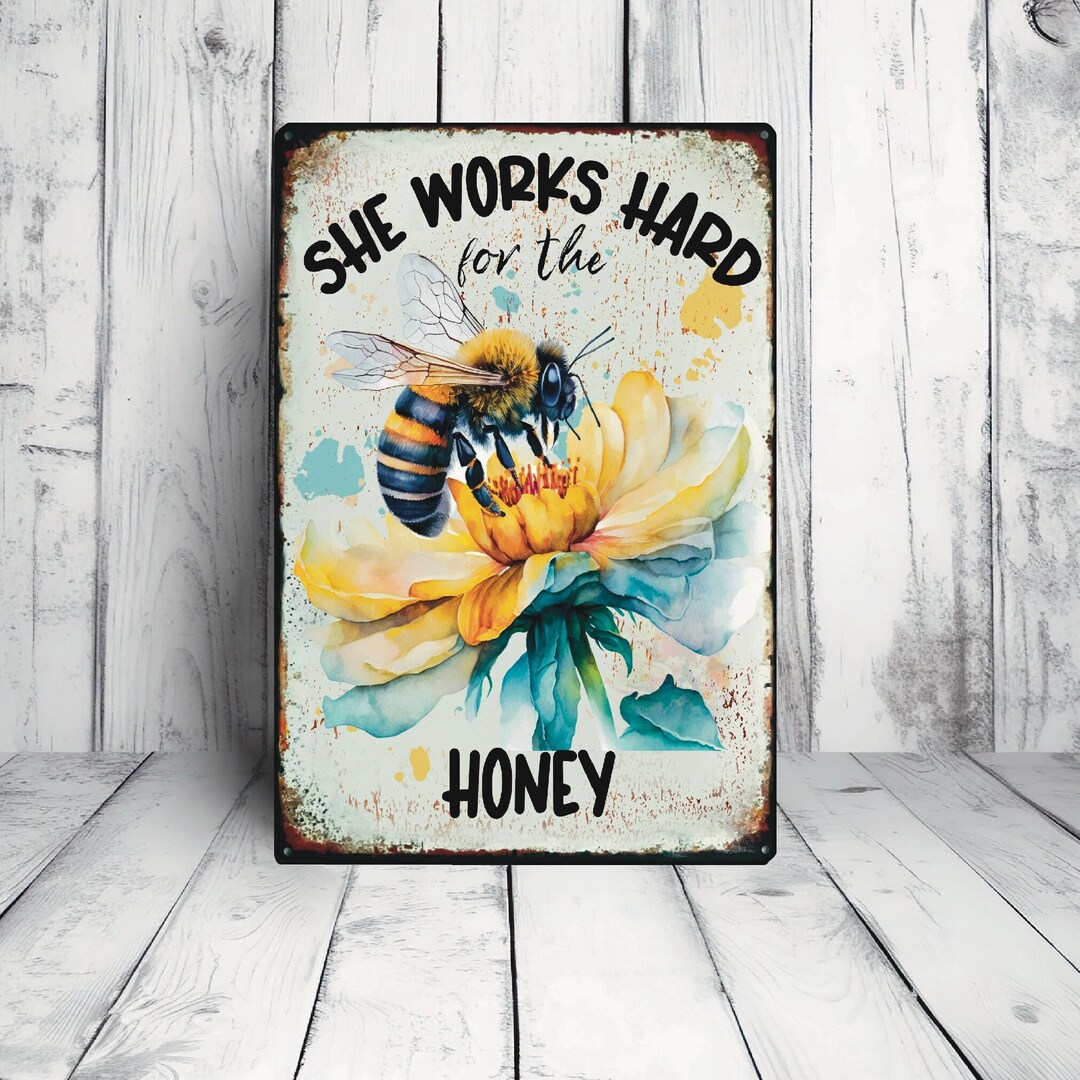 Bumble Bee Sign, Bee Gifts for Her, Birthday Gift for Beekeepers, Bee ...