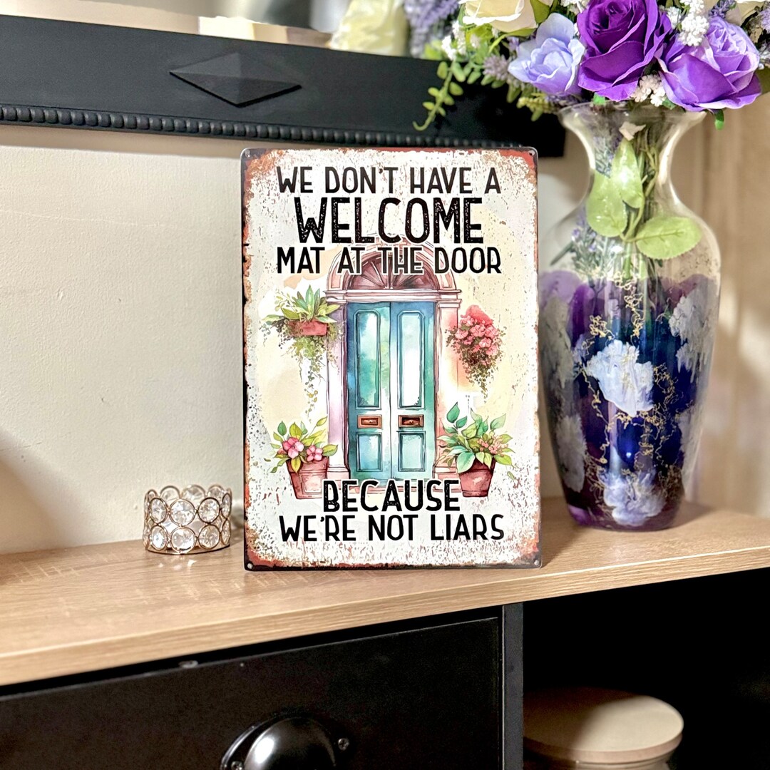 Funny Front Door Welcome Signs, Unique Housewarming Gifts for New Home ...