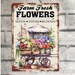 Flower Market Print, Floral Plaque, Market Stall Sign, Gift for Florist ...