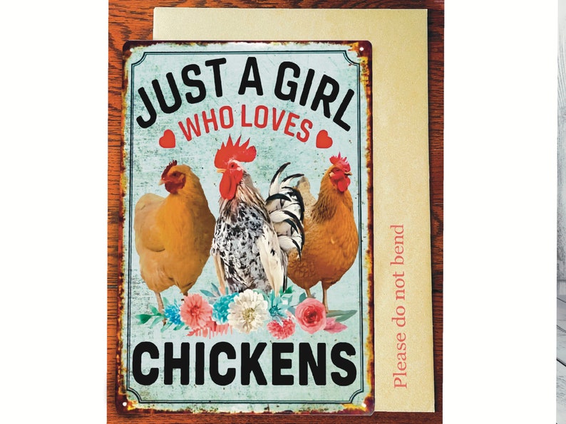 Chicken Sign, Chicken Coop, Garden Sign, Chicken Gifts for Woman ...