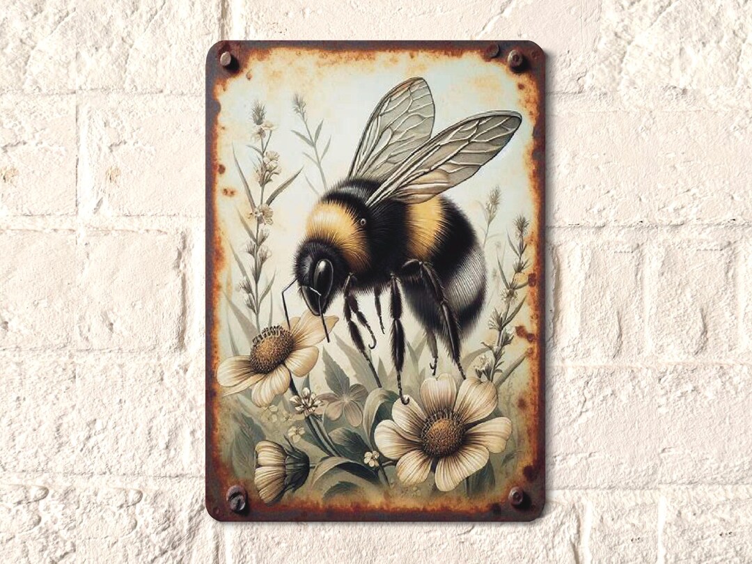 Bee Signs for the Garden, Outdoor and Garden Gifts for Women, Bumble ...
