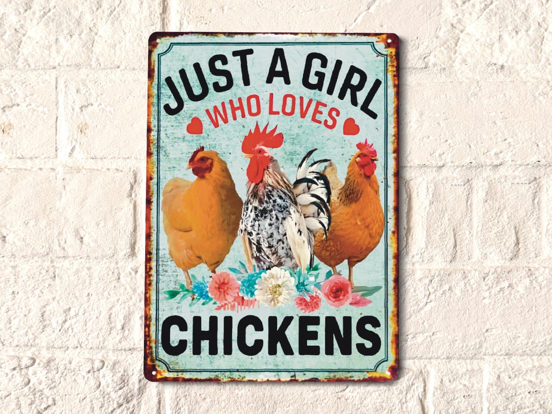 Chicken Sign, Chicken Coop, Garden Sign, Chicken Gifts for Woman ...