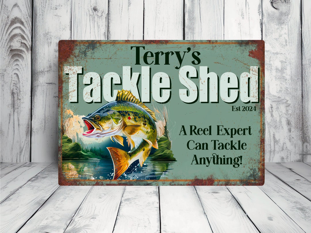 Custom Fish Metal Wall Art Fish Metal Name Sign Fishing Sign Fishing ...