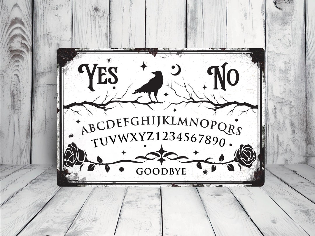 Spirit Board Metal Sign: Macabre Goth Halloween Decor - Etsy