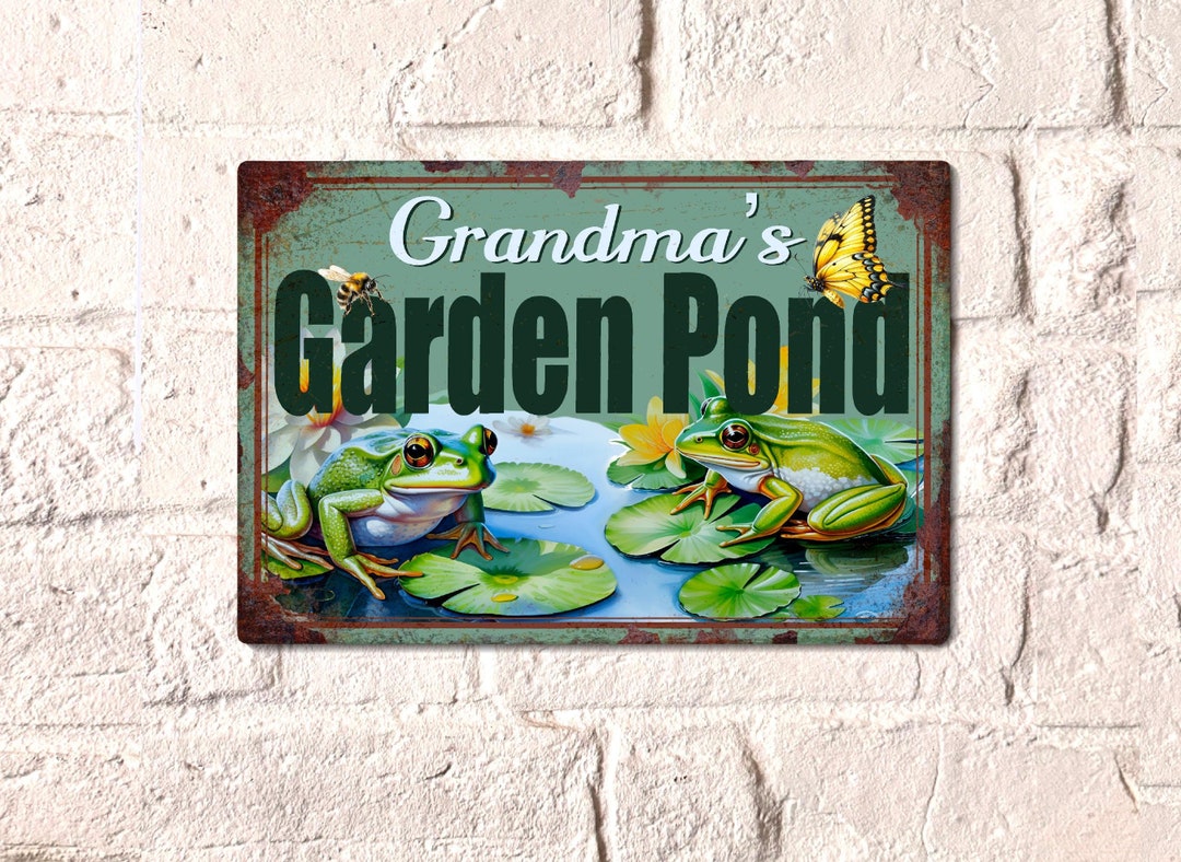 Personalised Outdoor and Garden Sign Custom Name Plaque Metal Wall Art ...