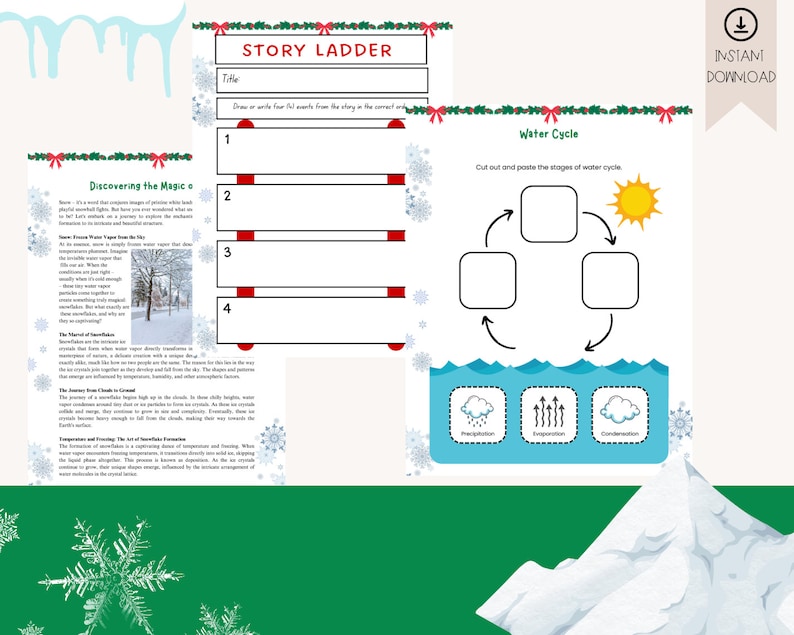 Christmas Unit Study: Winter, Homeschool Curriculum, Educational ...