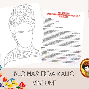 Frida Kahlo Mini Unit: Explore Art, Life, and Legacy Artist Study ...
