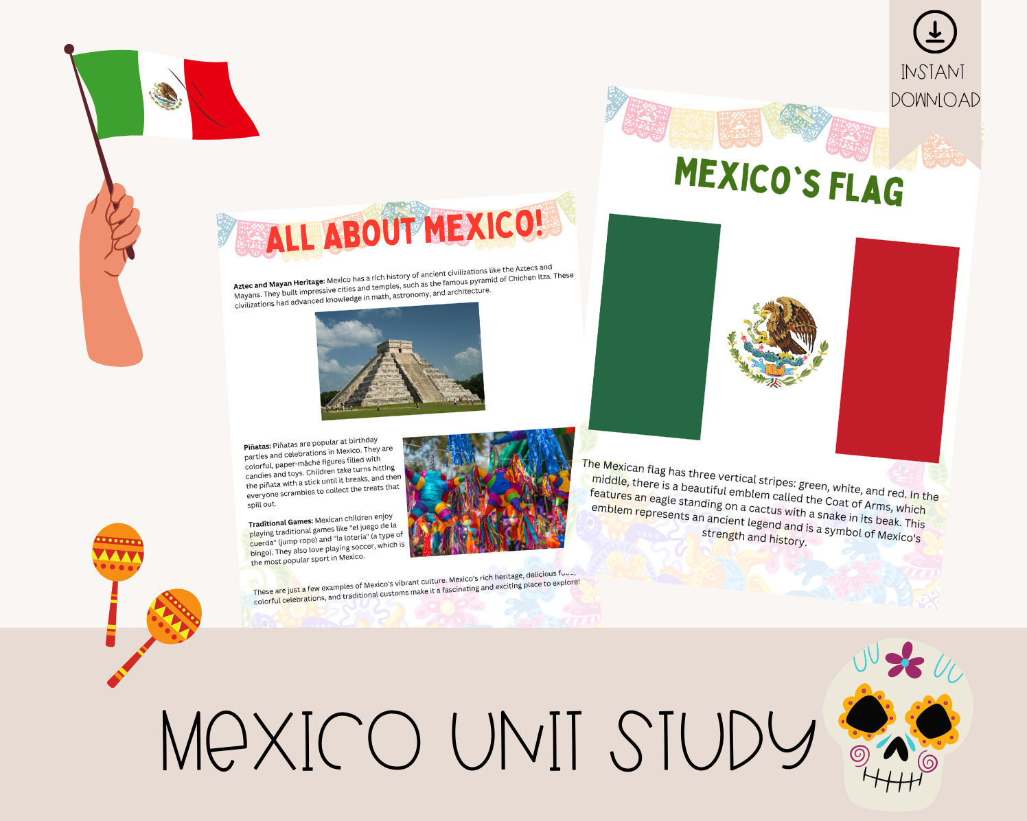 Mexico Unit: Mexico Lesson, Mexico Mexican Culture, History, Geography ...