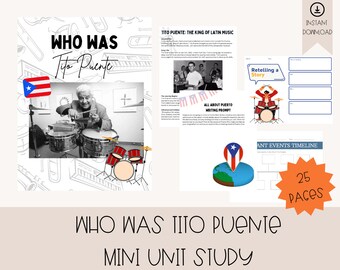 Celia Cruz Mini Unit: Salsa Music, Hispanic Heritage Homeschool ...