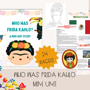 Frida Kahlo Mini Unit: Explore Art, Life, and Legacy Artist Study ...