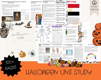 The History of Halloween History-study Unit-homeschool Curriculum - Etsy