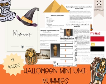 Halloween Unit Study Halloween Unit Printable Homeschool - Etsy