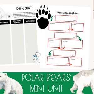 Polar Bear Unit: Christmas Unit, Winter, Homeschool Curriculum ...