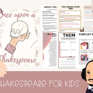 Shakespeare for Kids Unit - Etsy