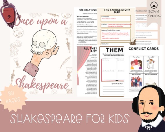 Shakespeare for Kids Unit - Etsy