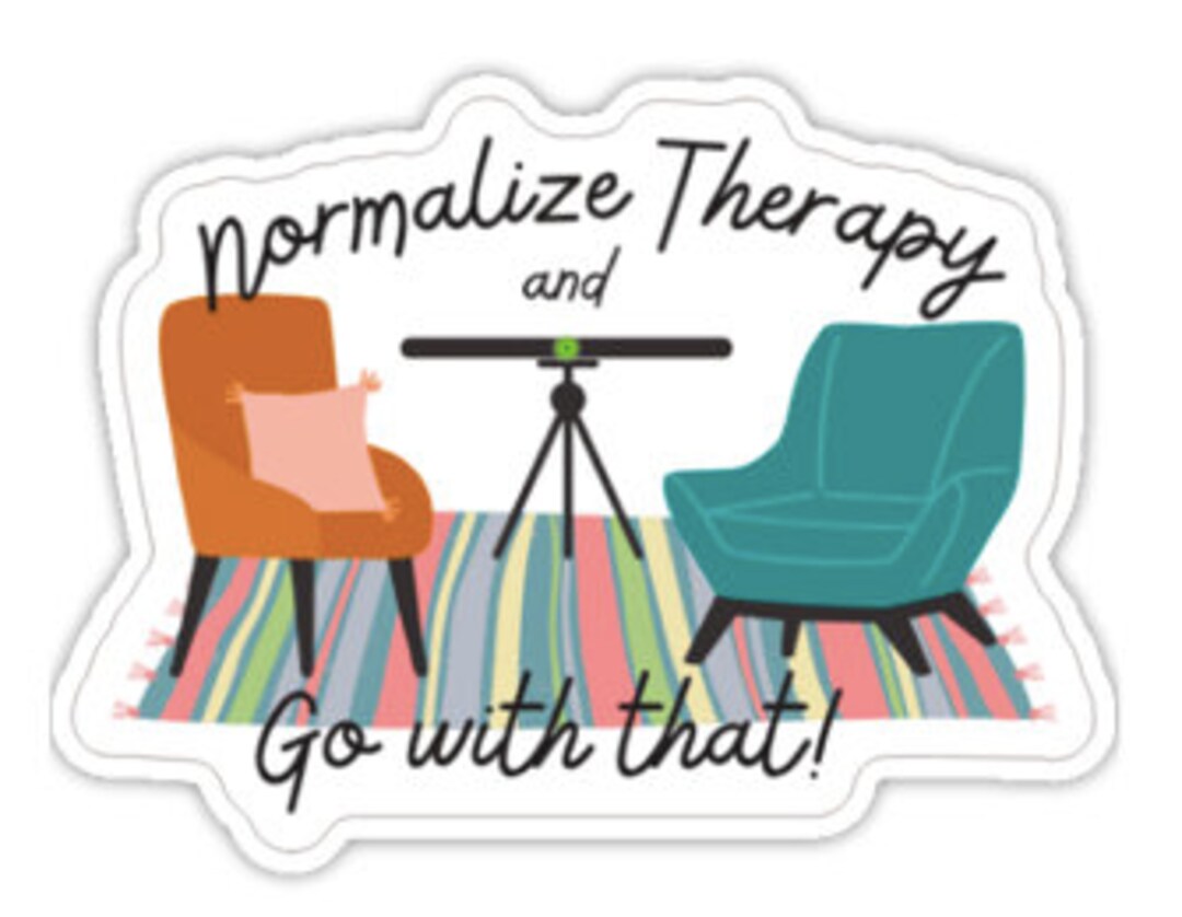 Normalize Therapy Sticker - Etsy