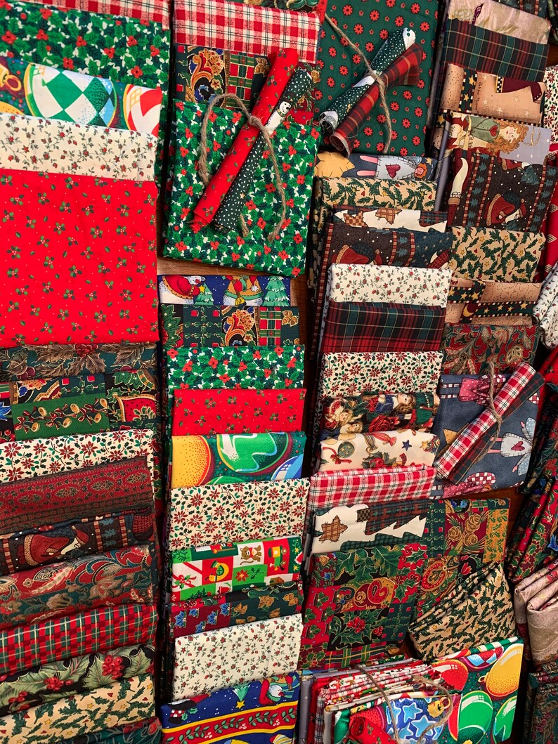 Fat Quarters Ready for Christmas - Etsy