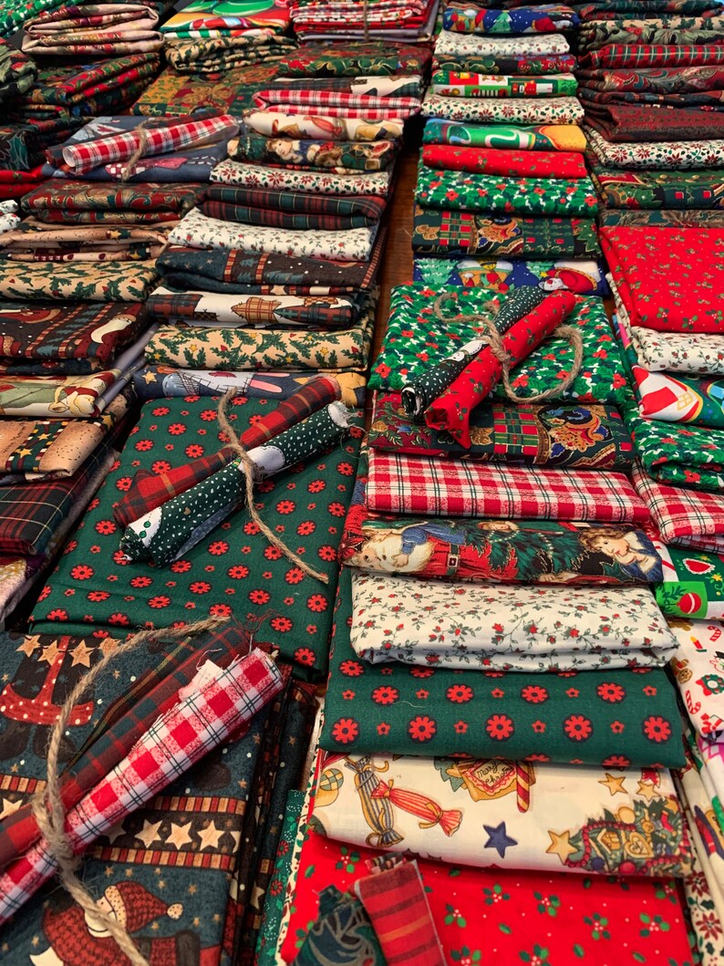Fat Quarters Ready for Christmas - Etsy
