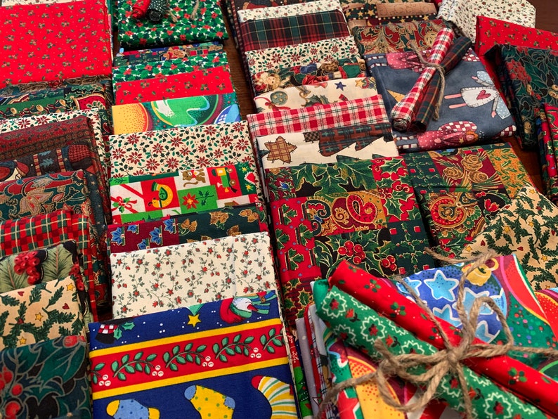 Fat Quarters Ready for Christmas - Etsy