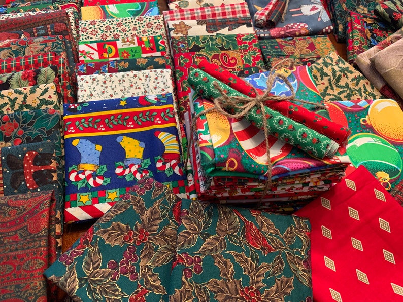Fat Quarters Ready for Christmas - Etsy