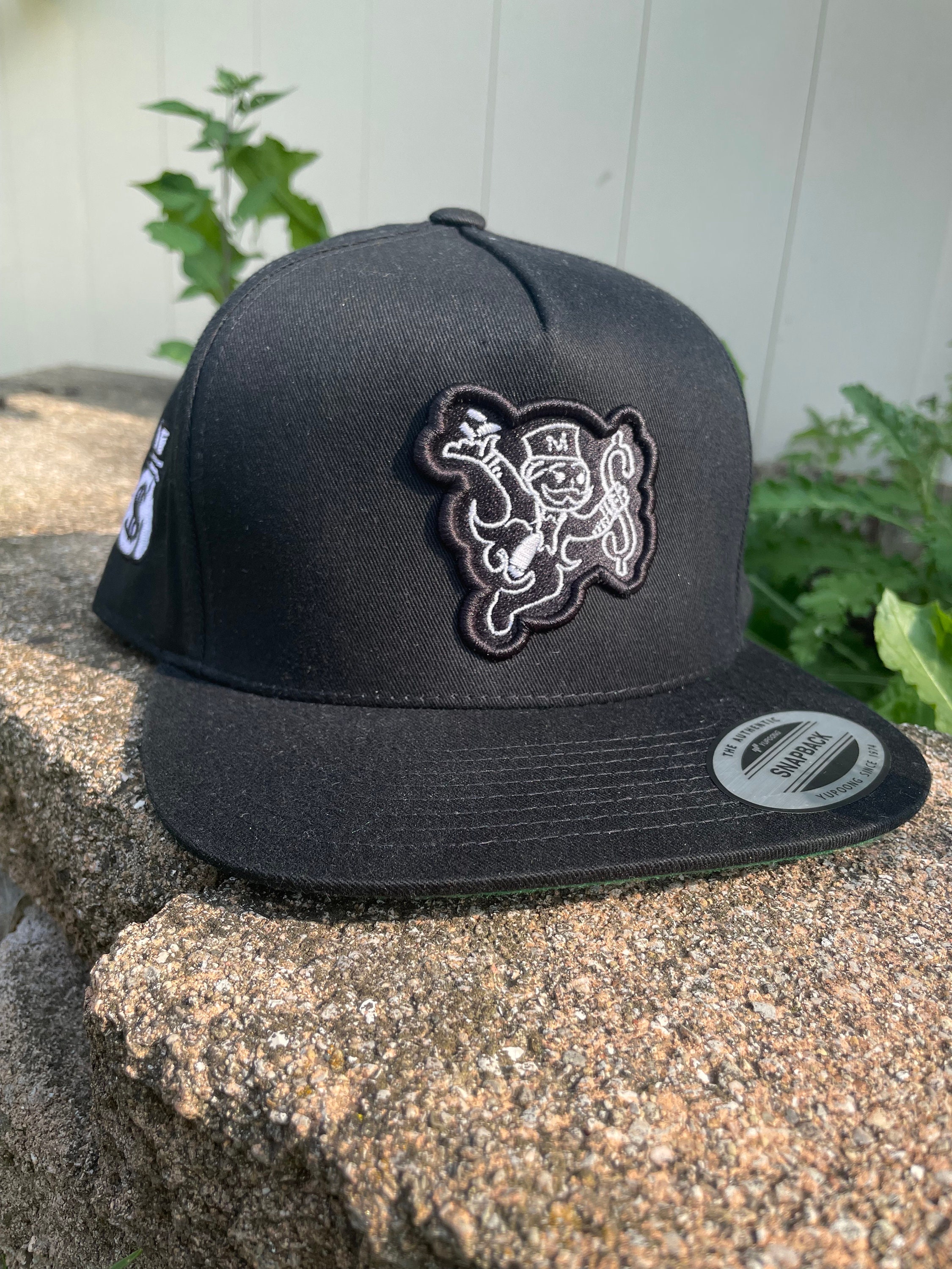 Money Edition Monopoly Jumping Hat Cap Flat Brim 3d Embroidery Belico ...