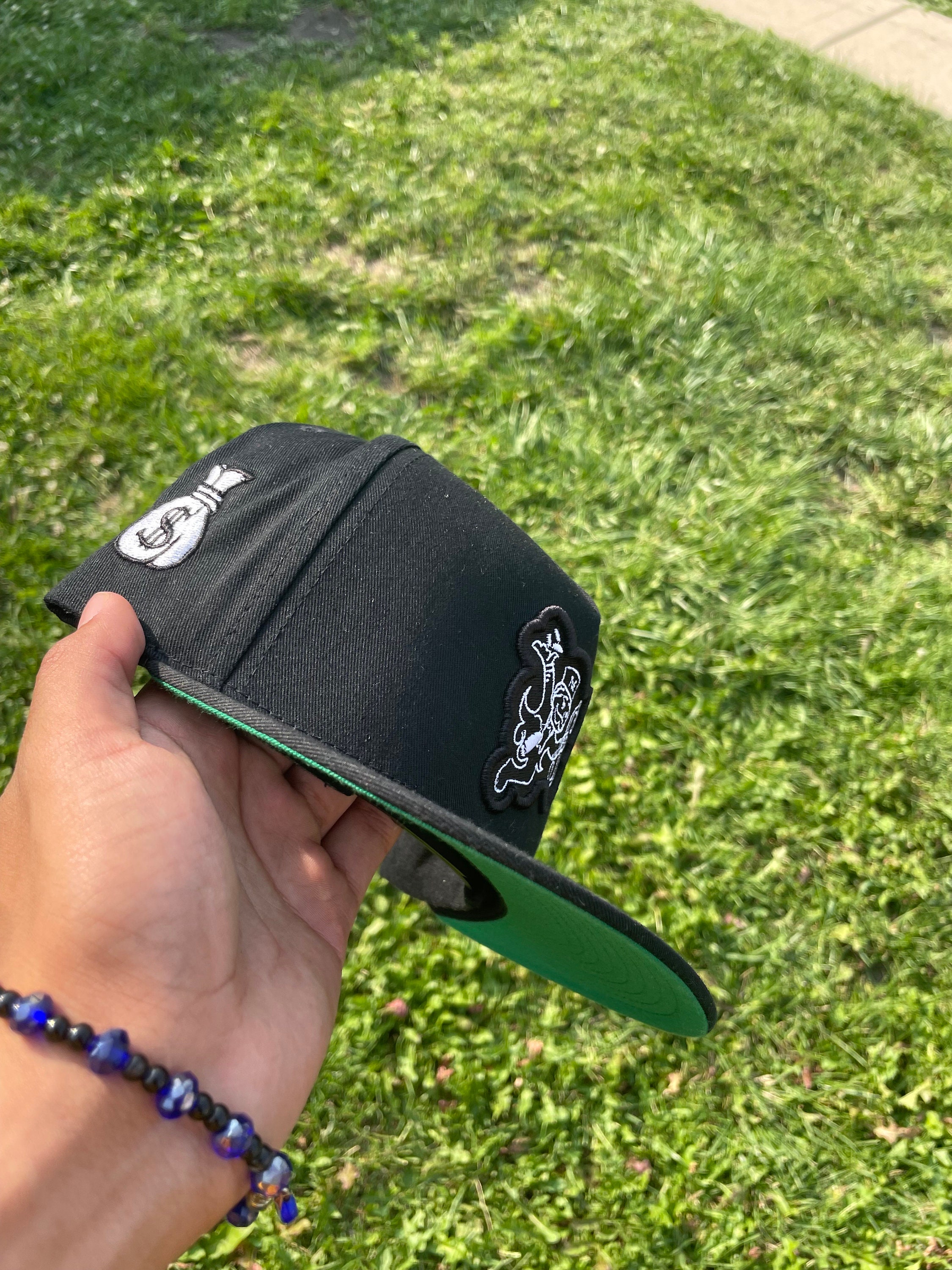 Money Edition Monopoly Jumping Hat Cap Flat Brim 3d Embroidery Belico ...