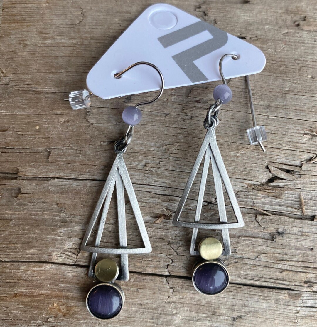 Christophe Poly Jewelry -earrings - Plum Dress - Etsy Canada