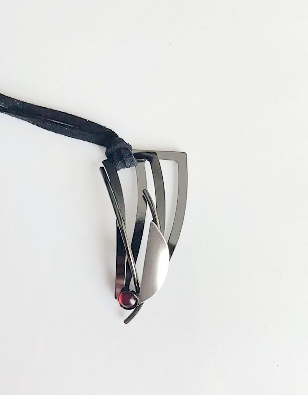Christophe Poly Leather Necklace 17" + Extender - Etsy