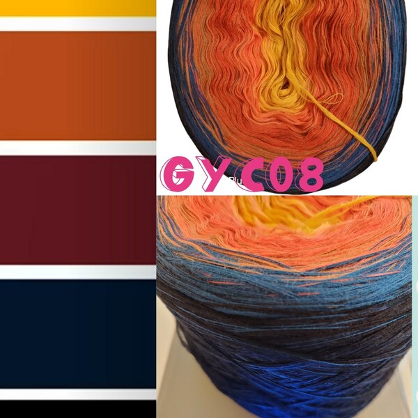 Gradient Yarn Cake - Etsy