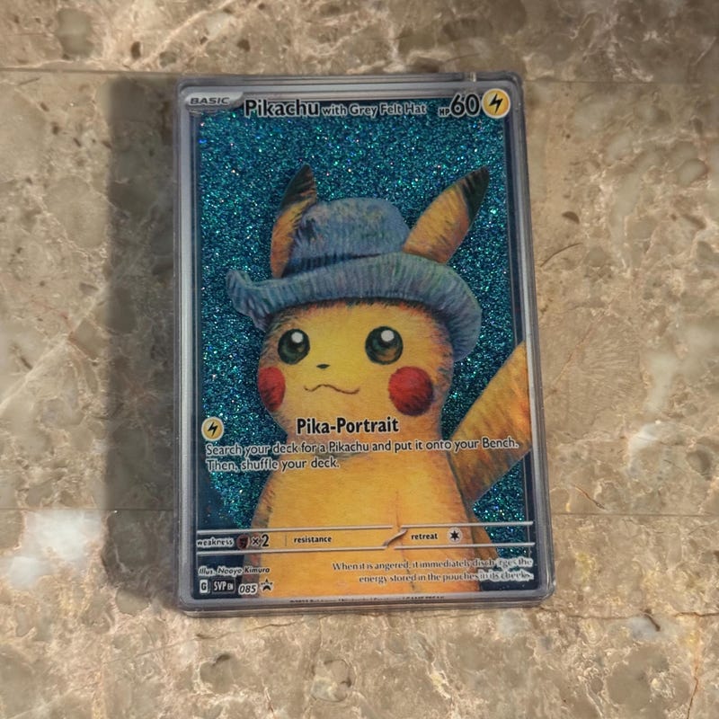 Pikachu Grey Felt Hat - Etsy