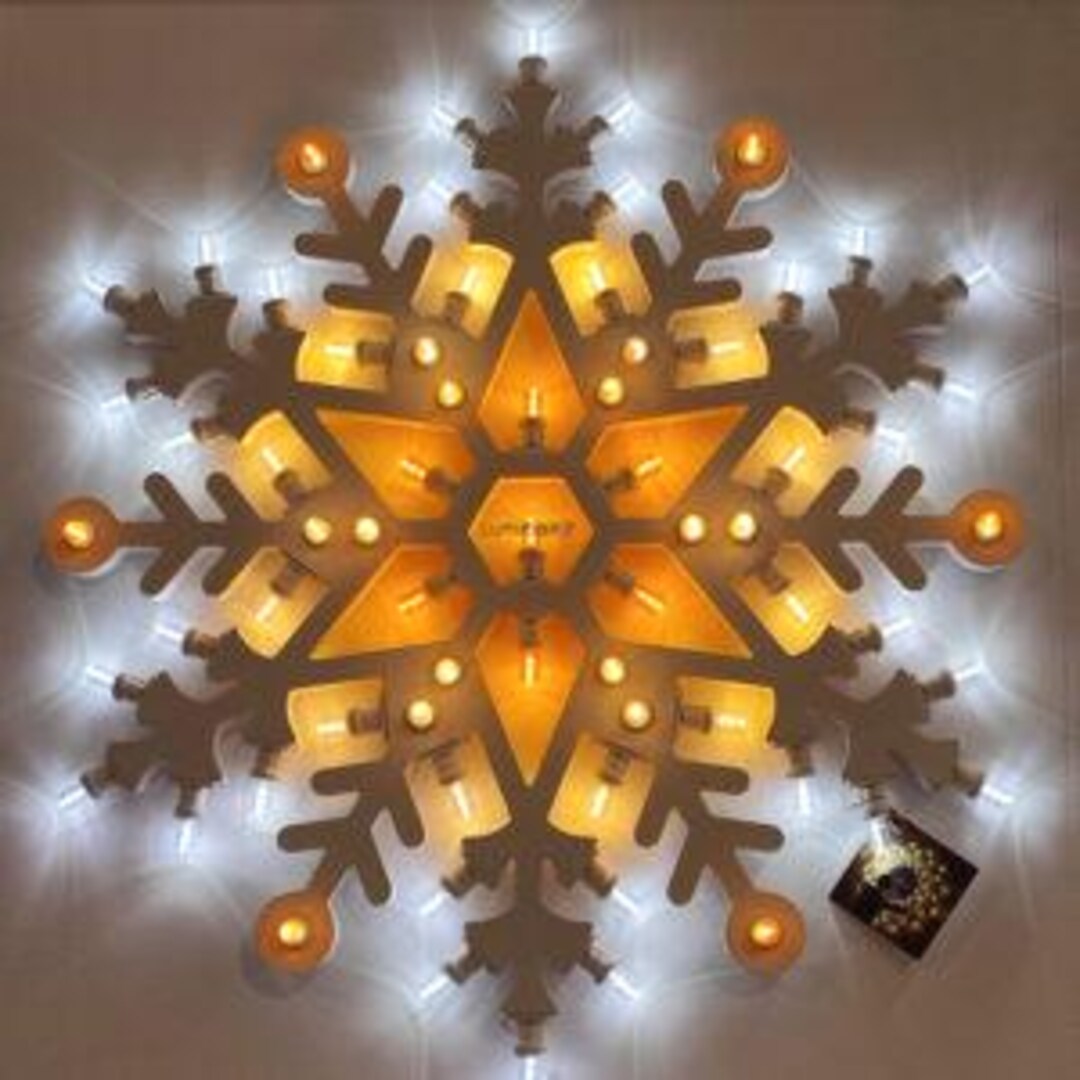 Large SNOWFLAKE Light - Etsy