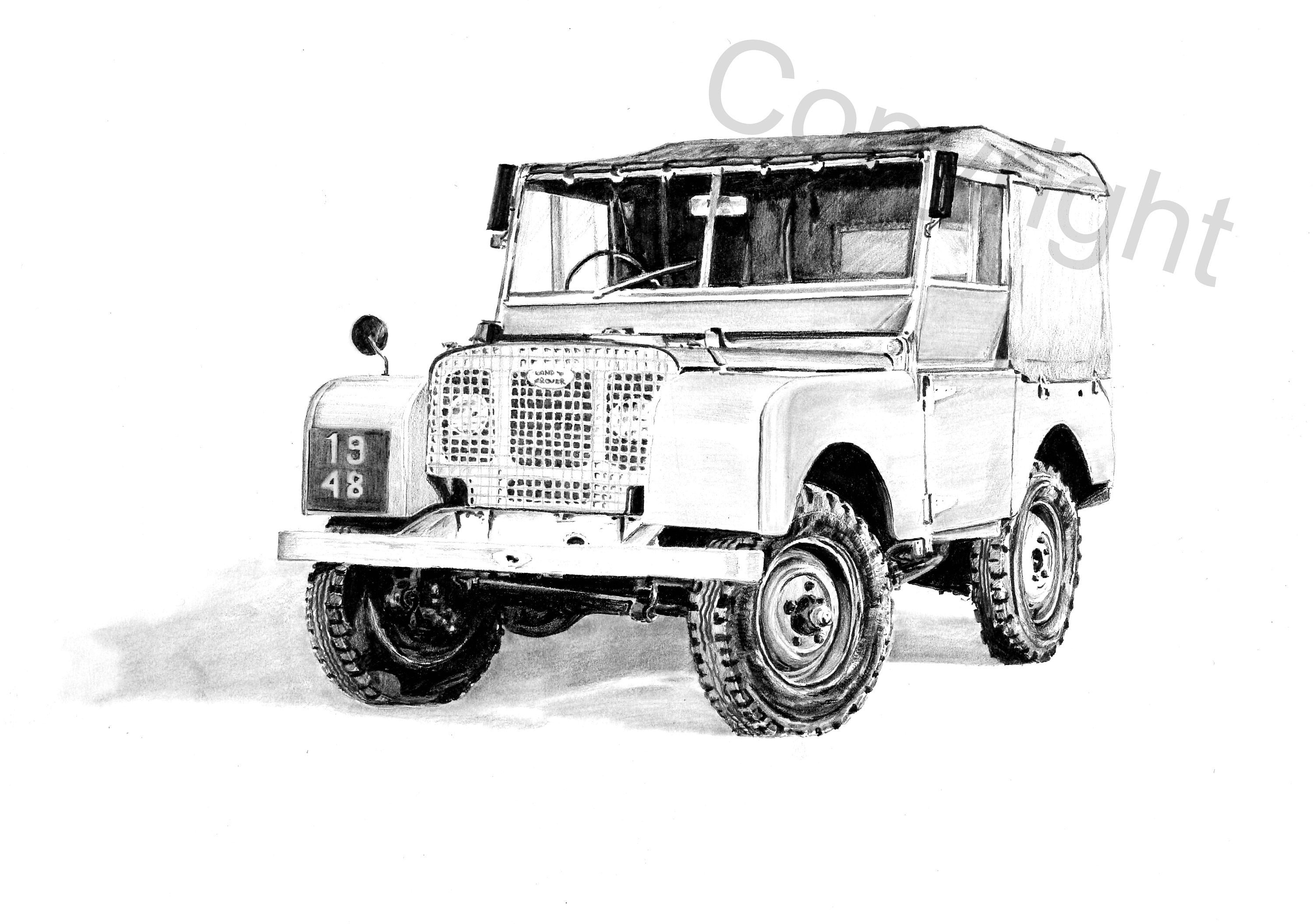 LAND ROVER SERIES 1 Print (digital Download) - Etsy