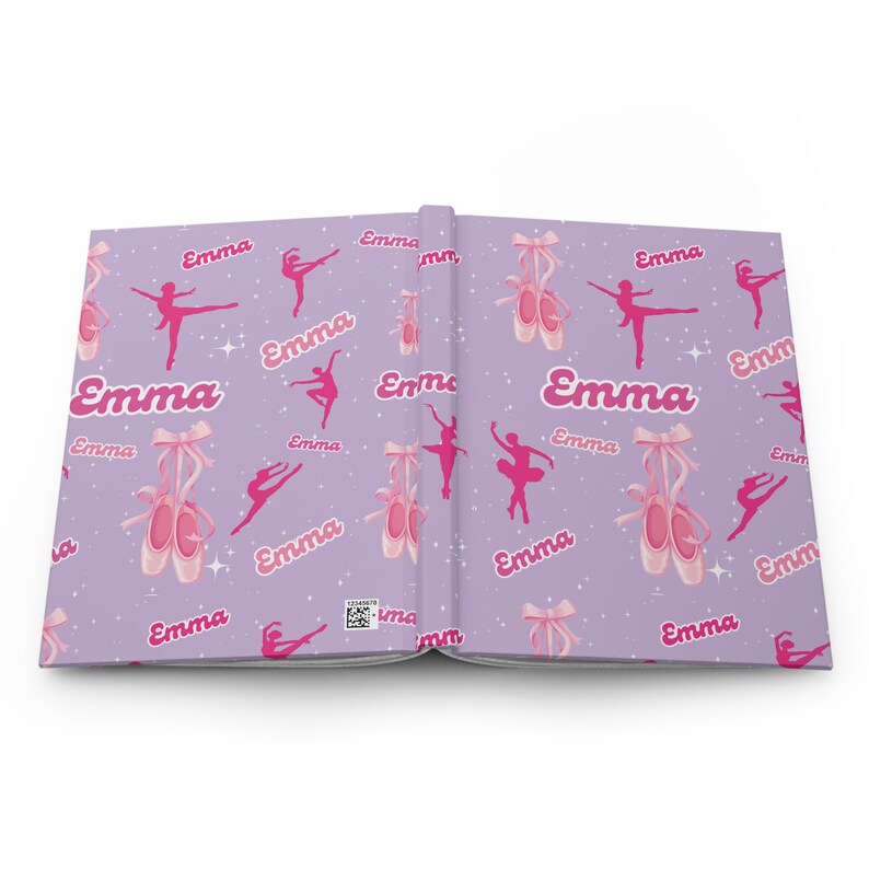 Ballerina Journal Custom Ballet Notebook for Her Dance Lesson Notes for ...