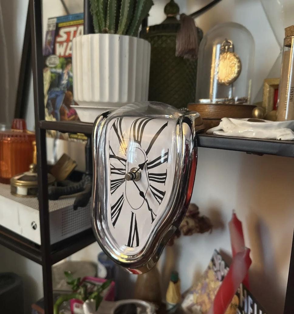 Dali Melted Clock Bedazzle