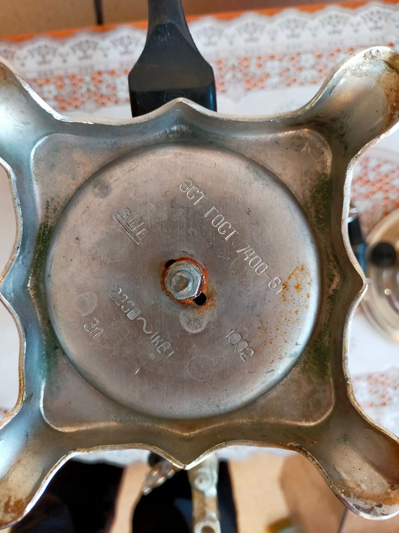 Vintage Samovar-electric Soviet Samovar, Russian Teapot, Nickel Plated ...