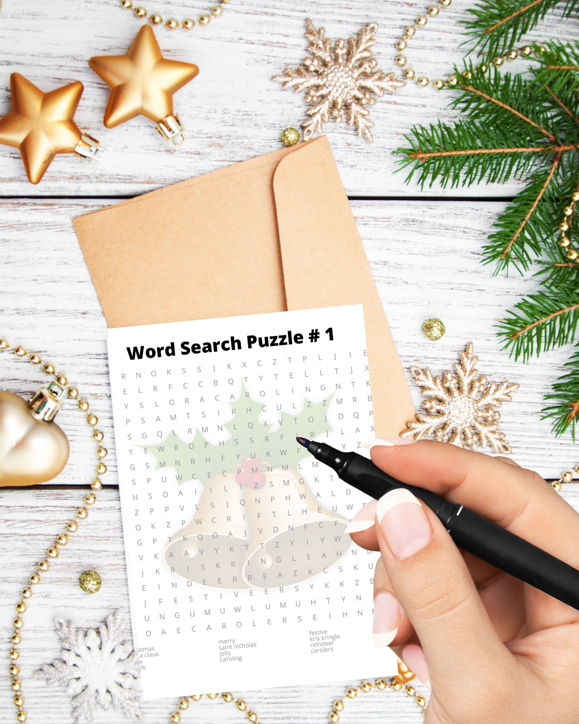 Christmas Word Search Printable Christmas Family Games Holiday Party ...