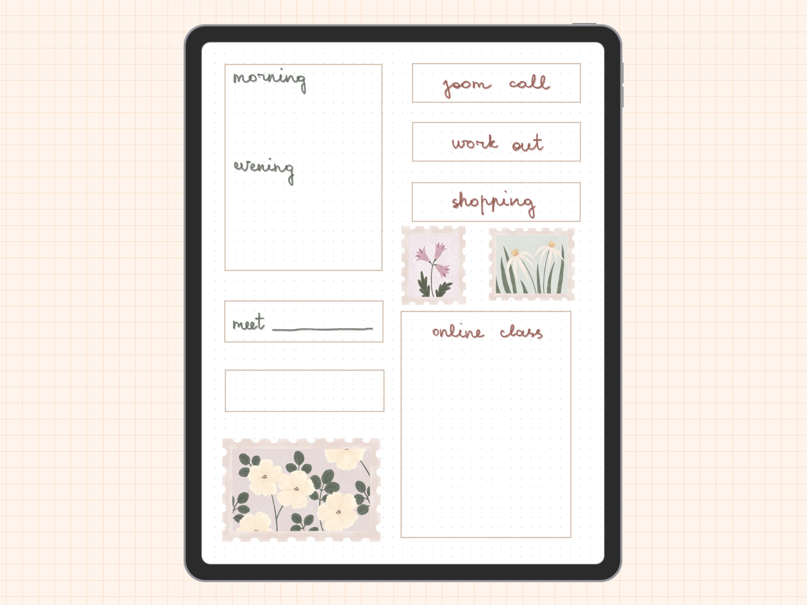 Digital Stickers Cute Digital Planner Sticker Post Stamps Sticker ...