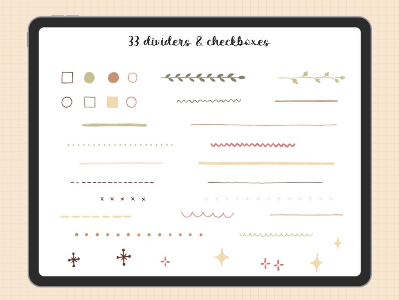 Cute Hand-drawn Digital Stickers. Cozy Home Digital Stickers. - Etsy