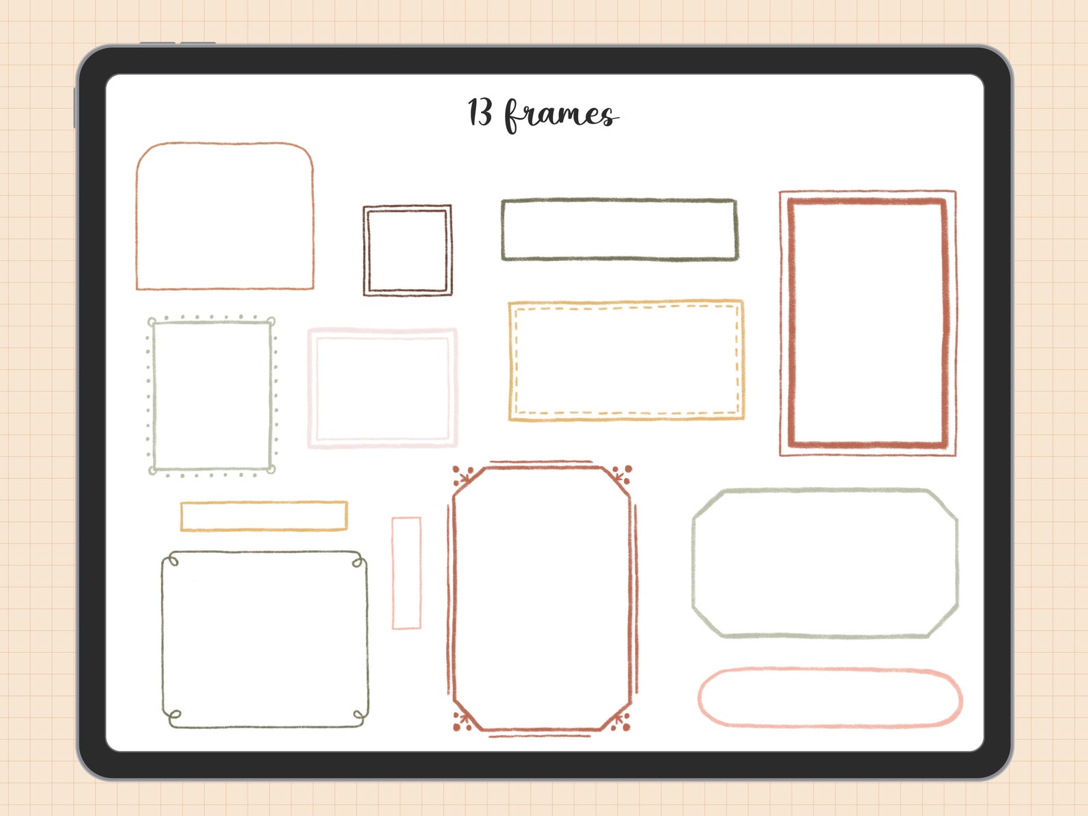 Cute Hand-drawn Digital Stickers. Cozy Home Digital Stickers. - Etsy