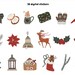 Christmas Digital Stickers Cute Holiday Planner Stickers Cute Xmas ...